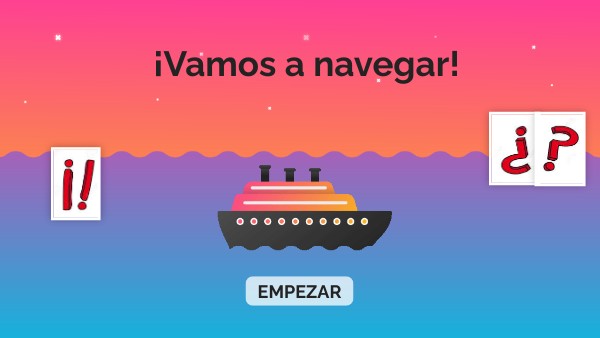 Juego con los signos de interrogación y exclamación | Genially