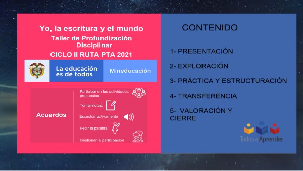 STS DE LENGUAJE-EL ESCRITOR DEBUTANTE-YO LA ESCRITURA Y EL MUNDO