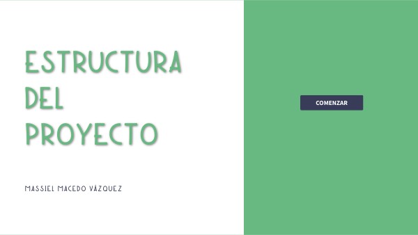 Estructura del proyecto