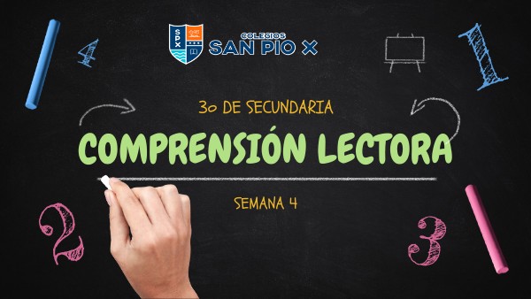 3o DE SEC. - SEMANA 4 CL | Genially