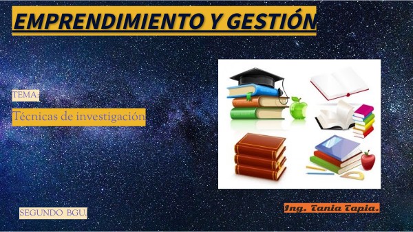 Emprendimiento y Gestión 2DO BGU Clase 7