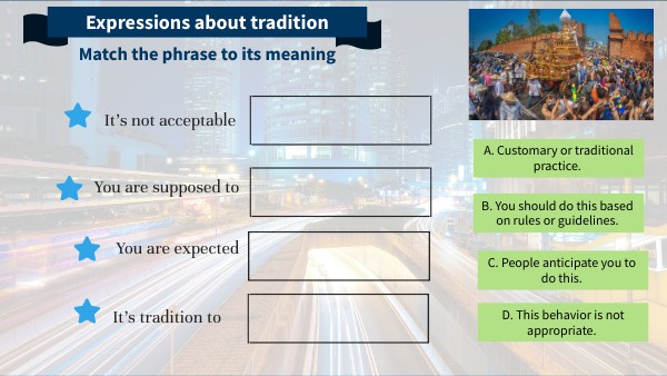 L3 U5 MATCHING CUSTOMS