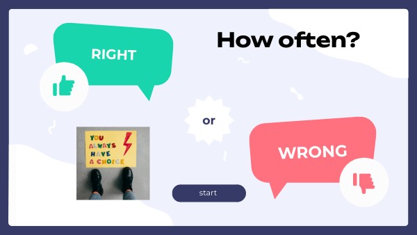 EXPRESSIONS OF FREQUENCY | Genially