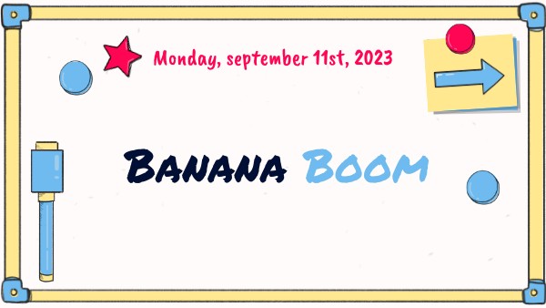 banana boom | Genially