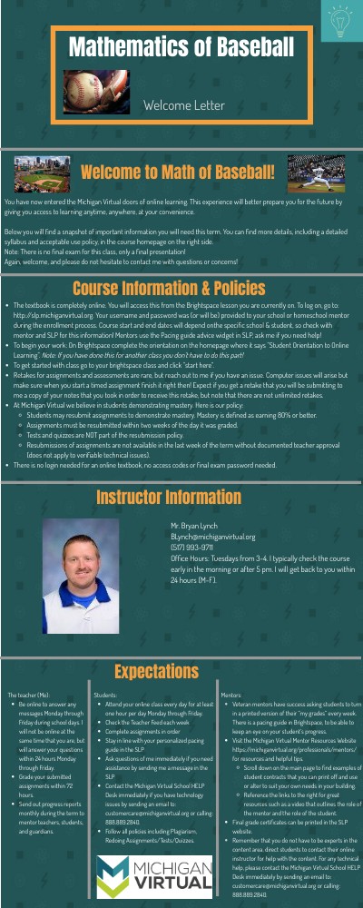 Mathematics of Baseball