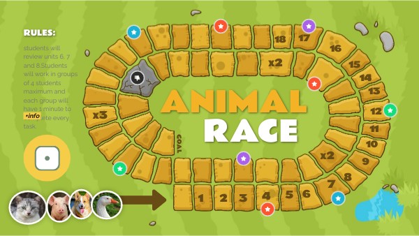ANIMAL RACE | Genially