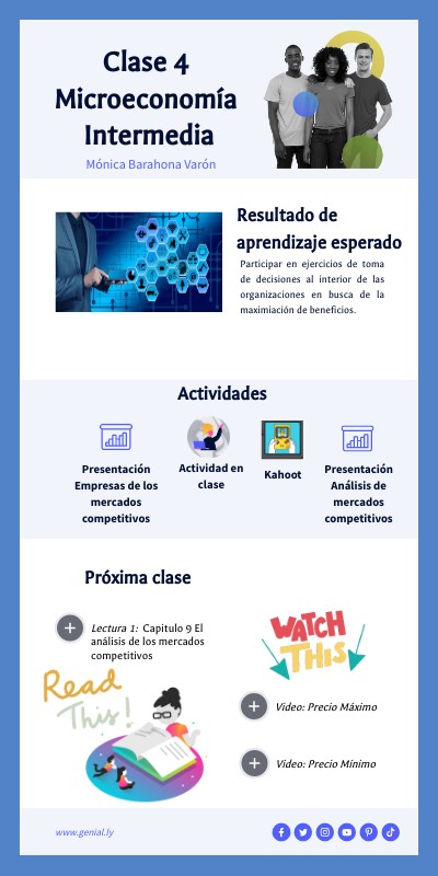 Clase 4 Microeconomía Intermedia | Genially