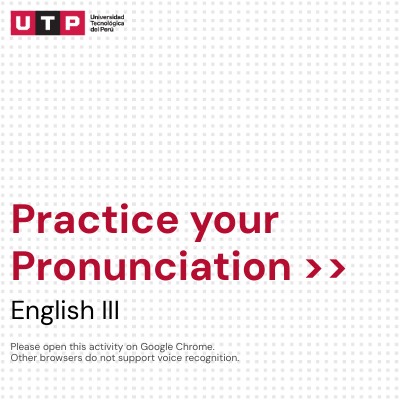 WEEK 10-III - PRACTICE YOUR PRONUNCIATION | Genially