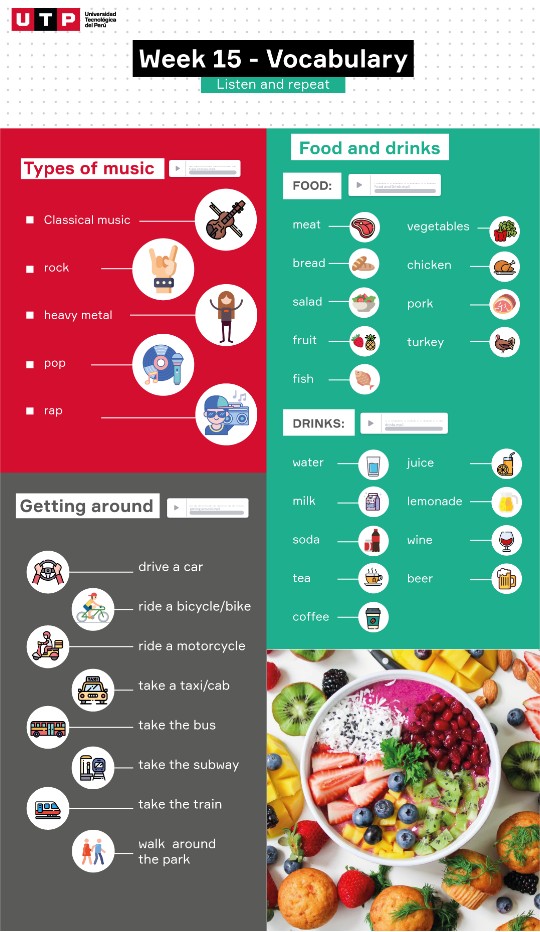 Week 15 - Vocabulary | Genially