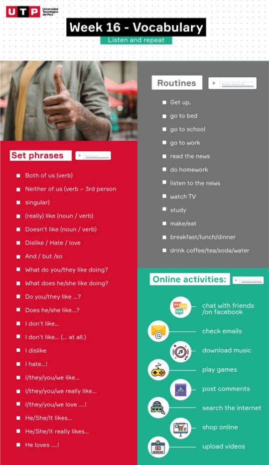 Week 16 - Vocabulary | Genially