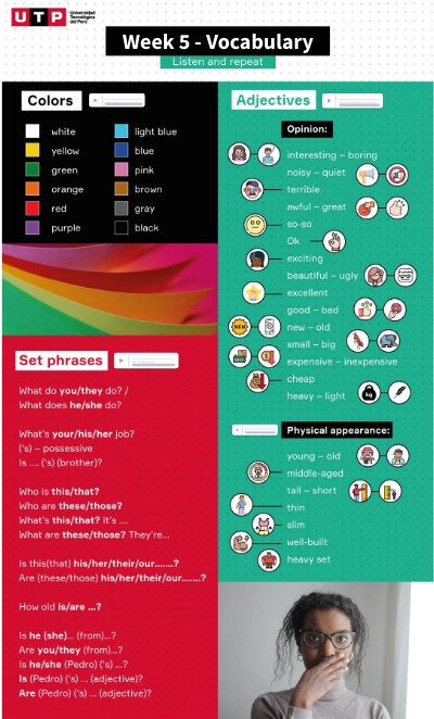 Week 5 - Vocabulary | Genially