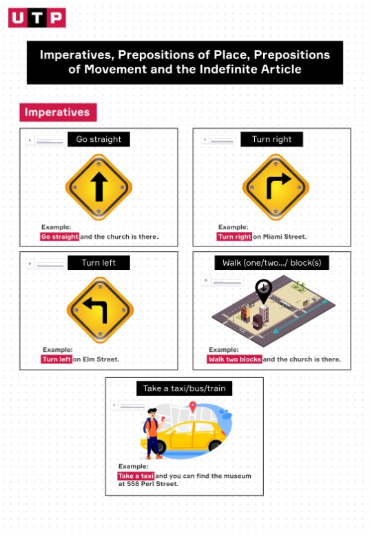 Imperatives, Prepositions of Place, Prepositions of Movement