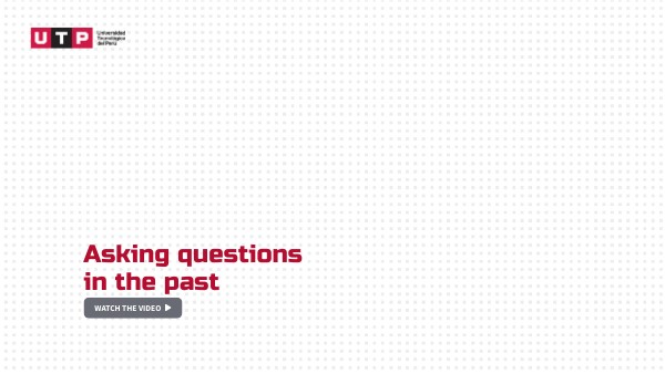 Asking questions in the past | Genially