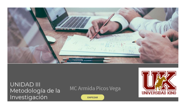 Metodología de la Investigación UNIDAD III