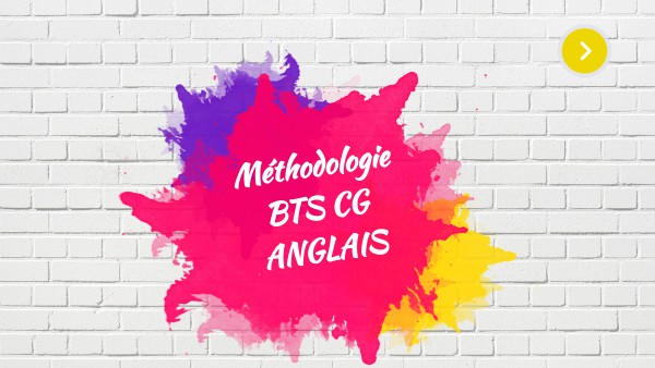 METHODOLOGIE ANGLAIS BTS CG | Genially