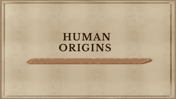 HUMAN ORIGINS