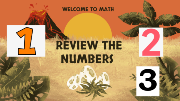 The numbers 123 review | Genially