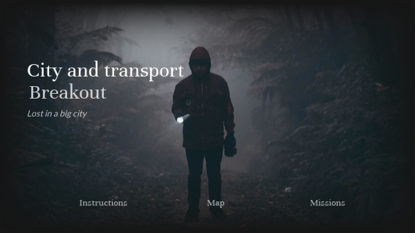 ESCAPE ROOM: LOST IN THE CITY | Genially