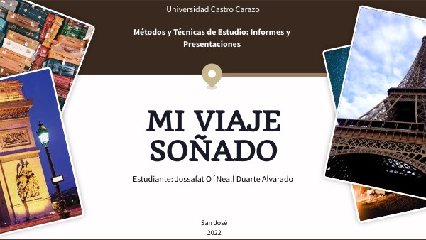 MI VIAJE SOÑADO | Genially