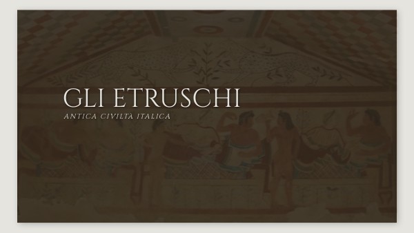 GLI ETRUSCHI | Genially
