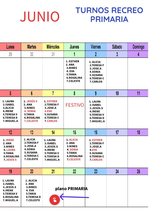 RECREOS JUNIO | Genially