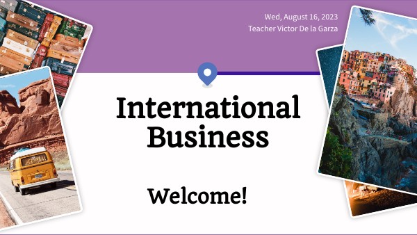 IB First day | Genially