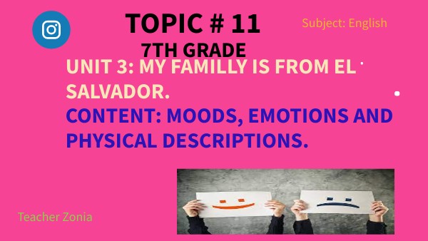 MOODS, EMOTIONS AND PHYSICAL DESCCRIPTIONS | Genially