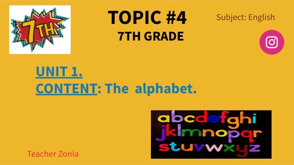 The Alphabet | Genially