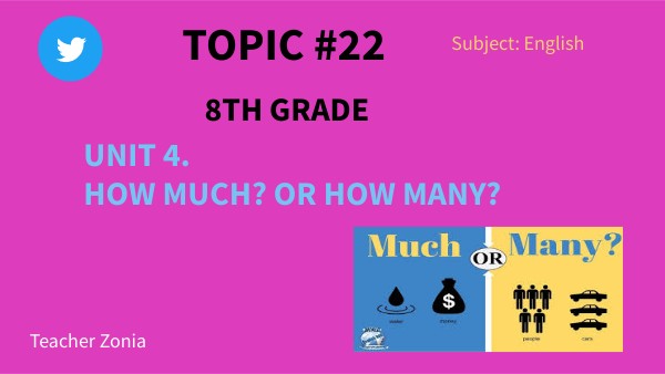 HOW MUCH/HOW MANY? | Genially