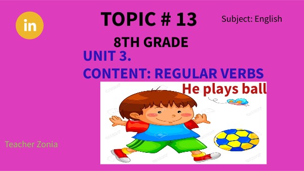 Regular verbs | Genially