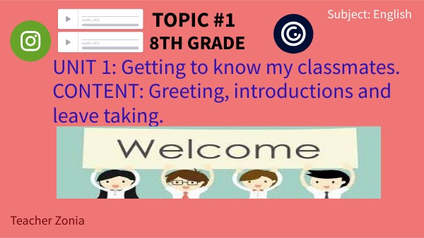 Introductions, greetings and leave-takings | Genially