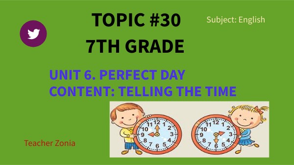 TELLING TIME | Genially