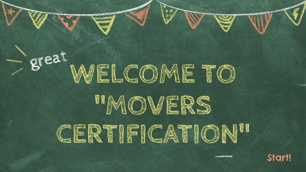 MOVERS CERTIFICATION
