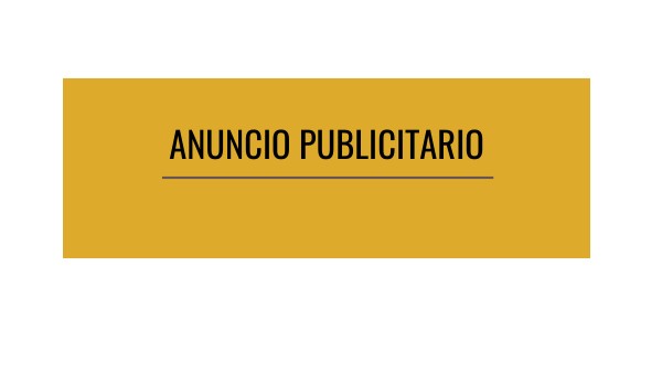 Anuncio Publicitario | Genially
