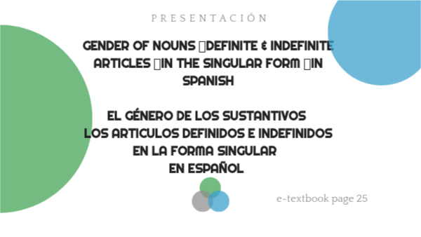 El género de los sustantivos | Genially