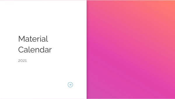 Material Calendar | Genially
