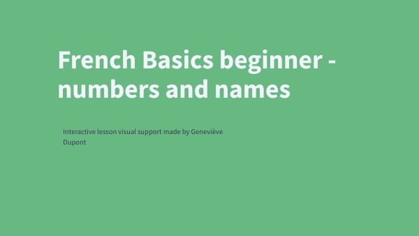 French Basics