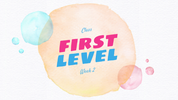 English 1 Week 2