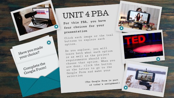 Spring 2022 - Unit 4 PBA: Medium Exploration