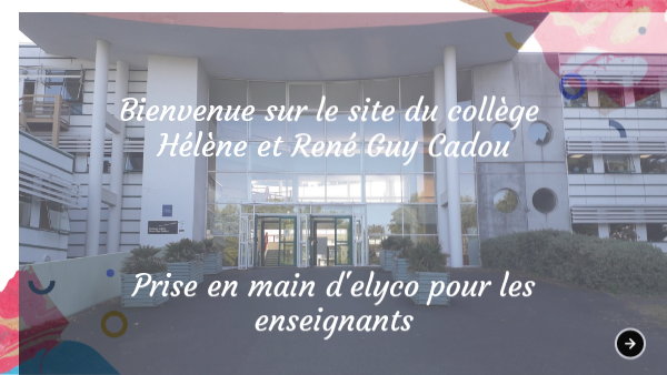 prise en mains elyco pour les enseignants | Genially