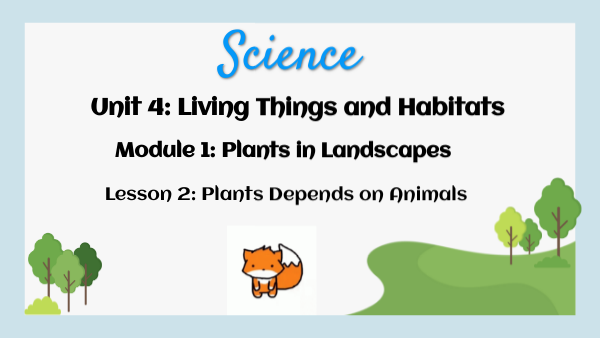 science U4 L8 Plants Depends on Animals | Genially