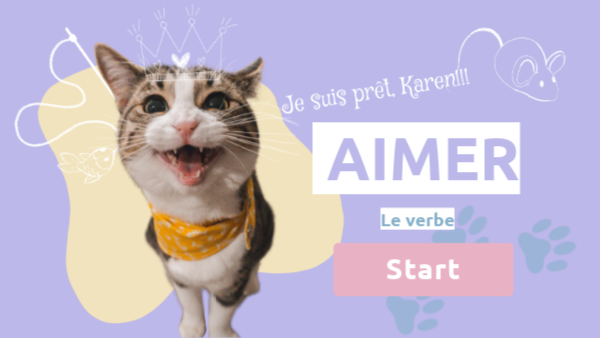 Verbe aimer (Pronoms personnels singuliers) | Genially