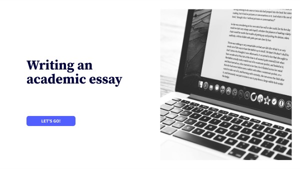 Writing an academic essay | Genially