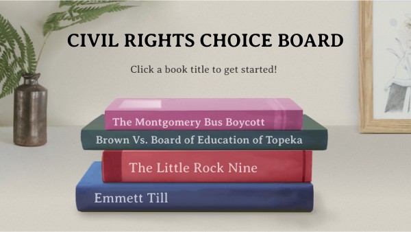 Civil Rights Choice Board | Genially