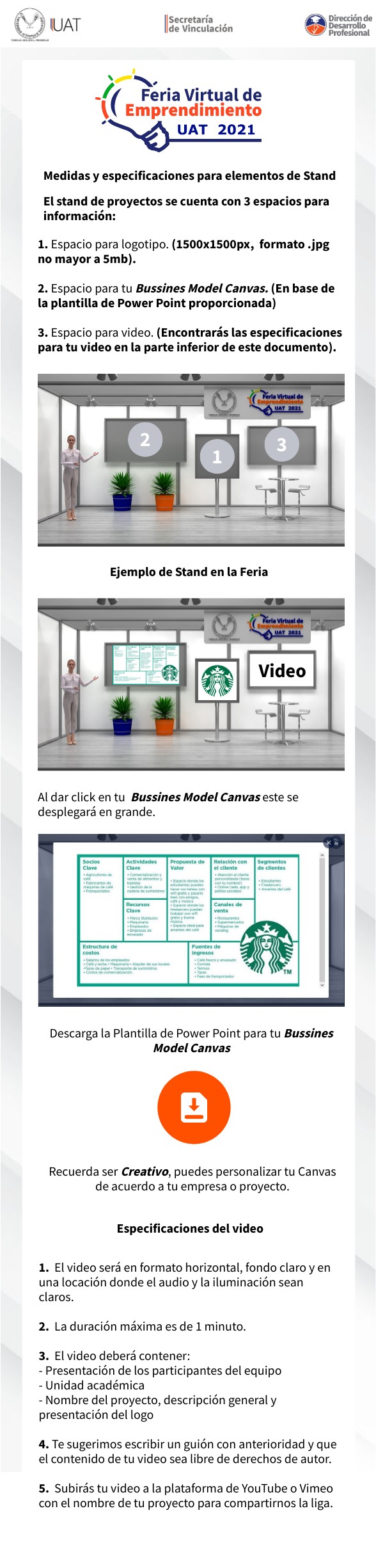 Medidas y Especs Stand Proy