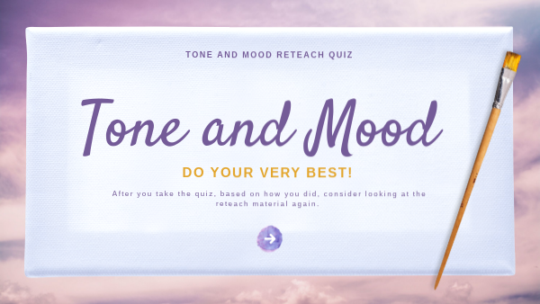 Tone and Mood Review Quiz | Genially