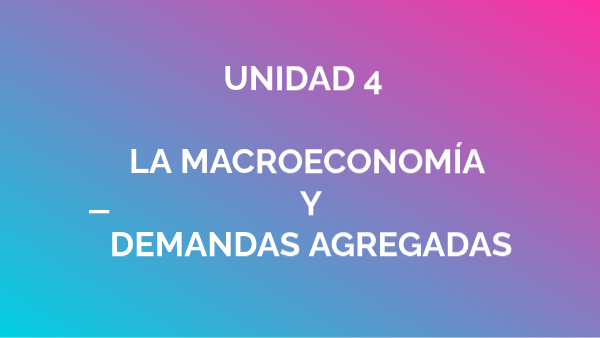 Micro y Macro Unidad 4 | Genially