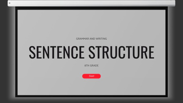 sentence structure | Genially
