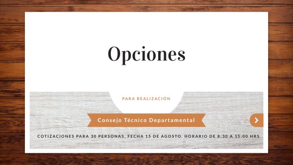 Opciones CTD | Genially
