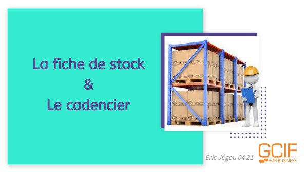 La fiche de stock | Genially